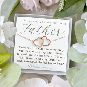 Loss of Father Gift Grief Gift Father Remembrance Necklace Sympathy ...