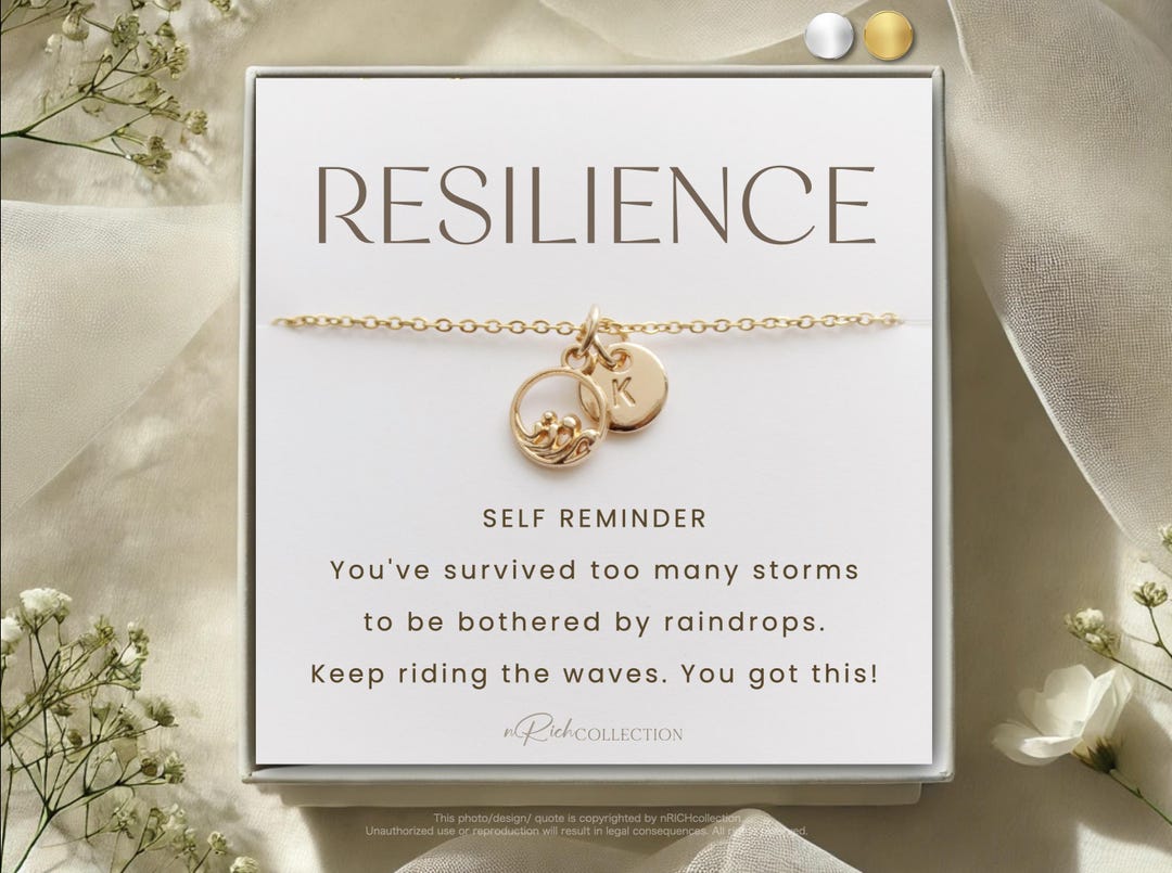 WAVE Necklace - Resilient Gift for Women | Encouragement, Strength ...