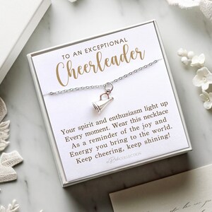 Personalized Cheerleading Gifts, Megaphone Necklace, Cheer Gifts ...