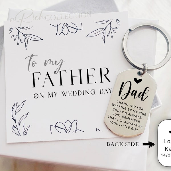 Father Keychain - Etsy