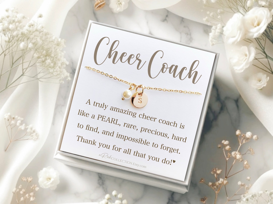 Cheer Coach Appreciation Gift for Her Necklace Gift Jewelry Gift Gift ...