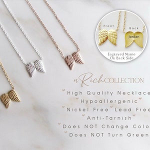 Hug From Heaven Gift From Angel Wings Necklace Gift From Heaven ...
