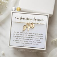 Confirmation Sponsor Gift Necklace,personalized Confirmation Sponsor ...