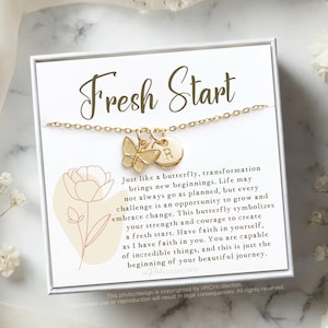 Fresh Start Necklace - Encouragement Gift for Her | New Beginning ...