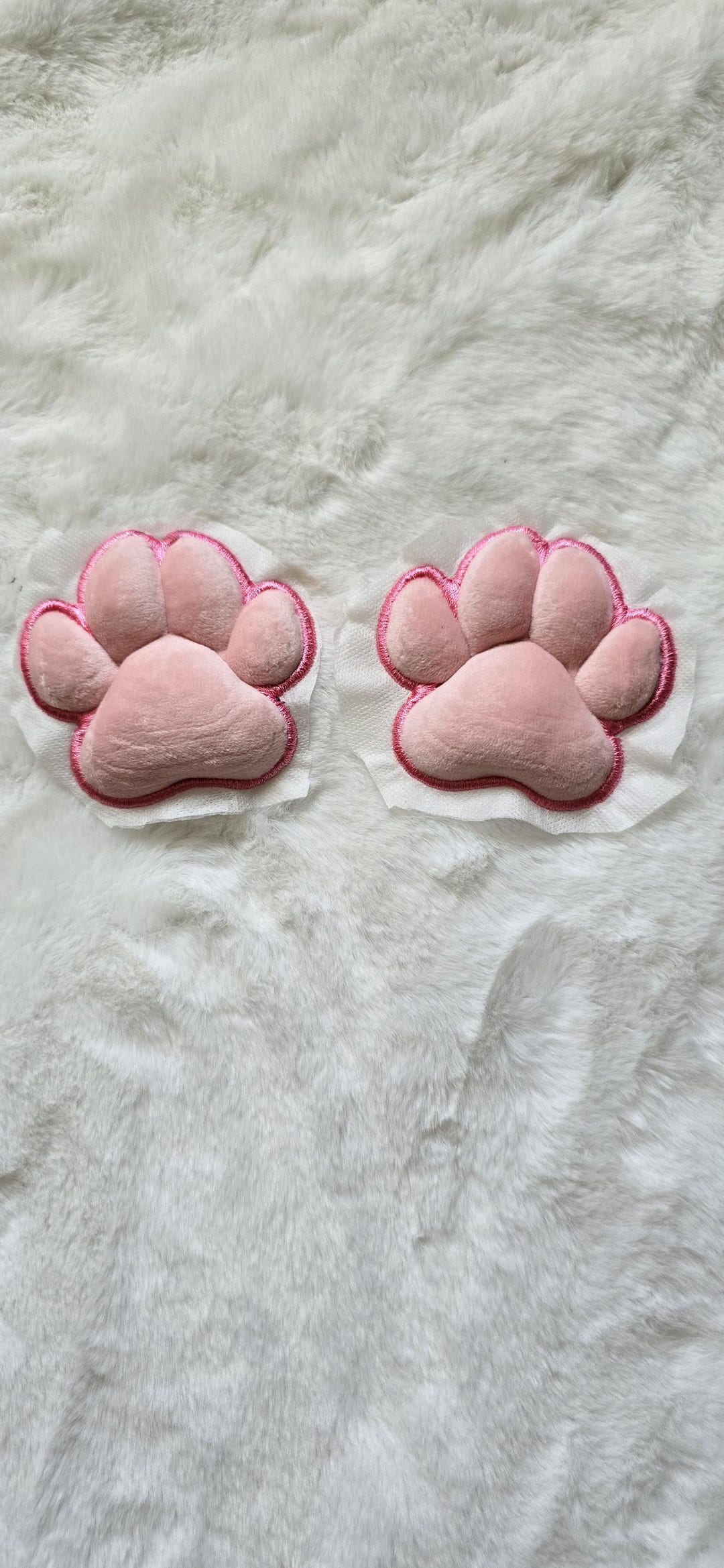Plush Pink Paw Pad Bean Cat Style Stuffed Mochi for Furry Socks Gloves ...