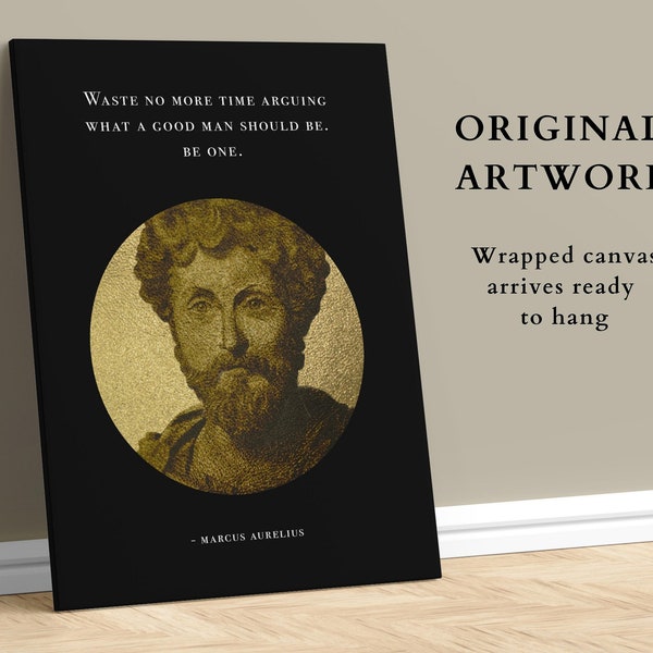 Gold Stoic Art - Etsy