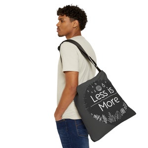 Totebag Minimalist Nature-inspired less is More Adjustable Tote Bag ...