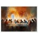 Framed 'the Last Supper' Premium Poster Watercolor Art of Jesus and ...