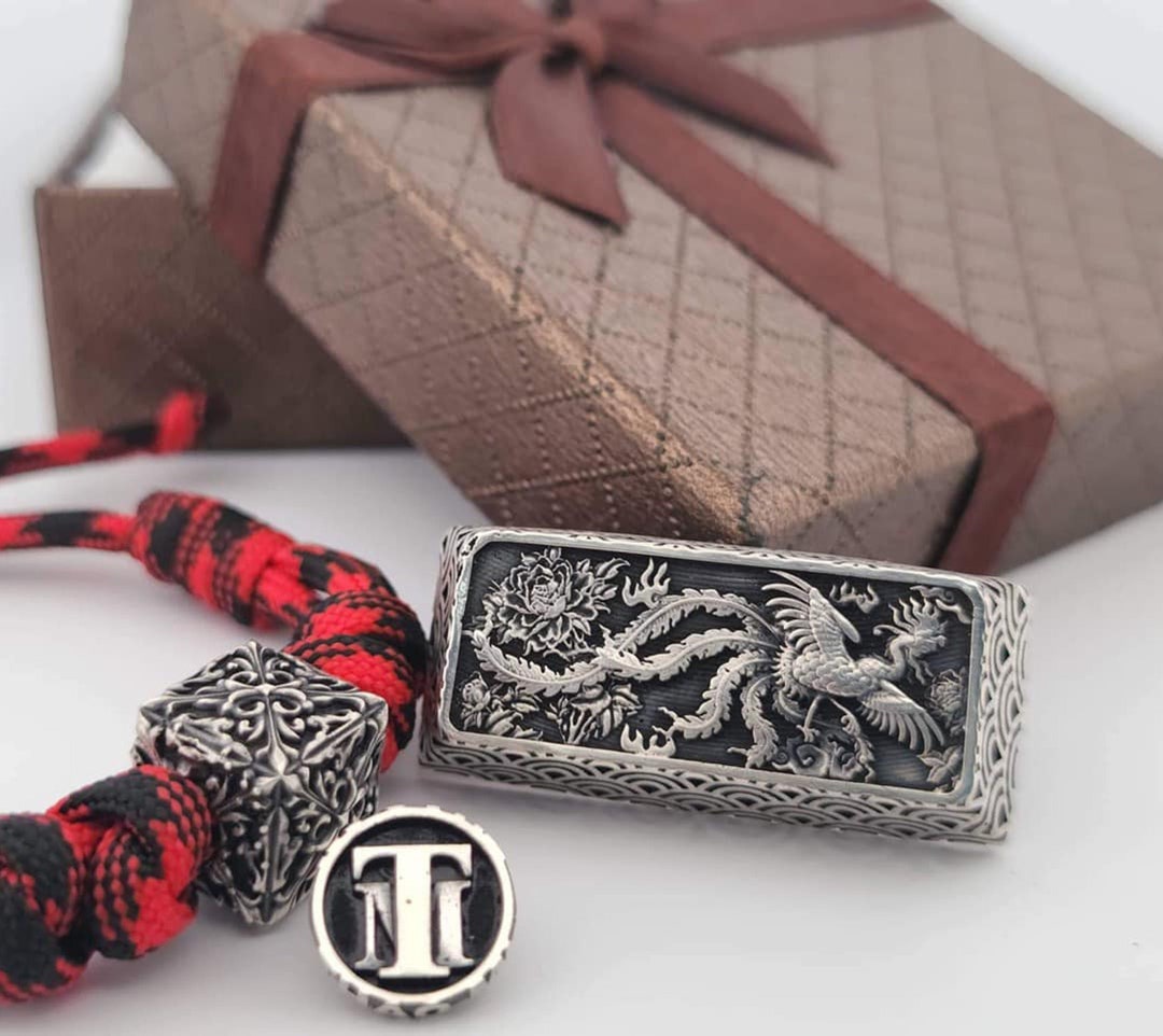 Handmade Phoenix Sterling Silver Keycap: Artisan Gaming Keyboard ...
