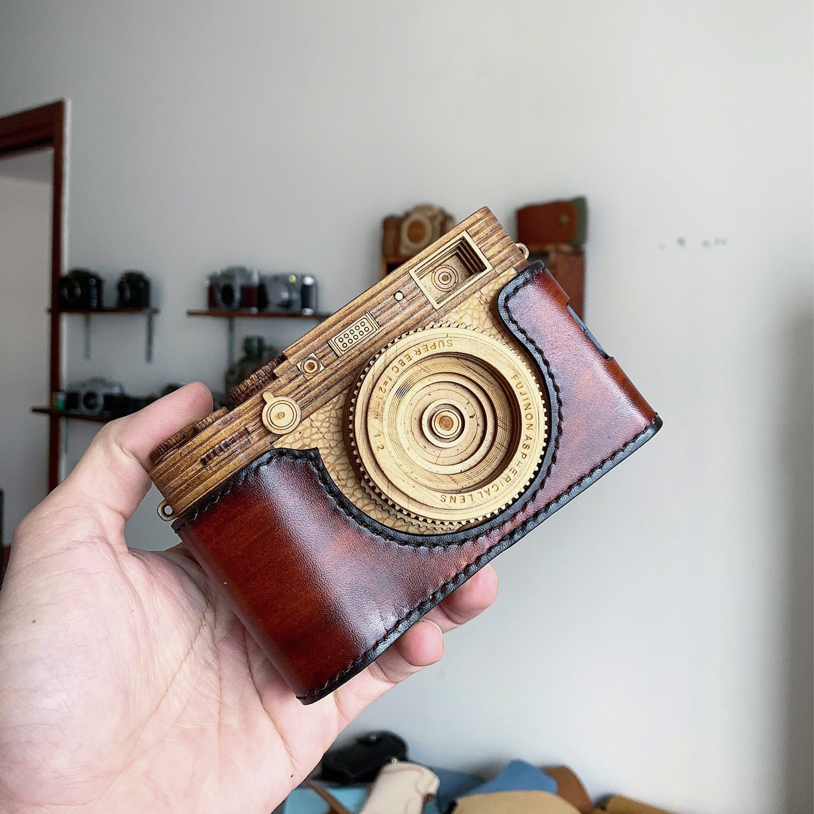 Handmade Leather Camera Case: Fujifilm X100V X100VI X100F Protection - Etsy
