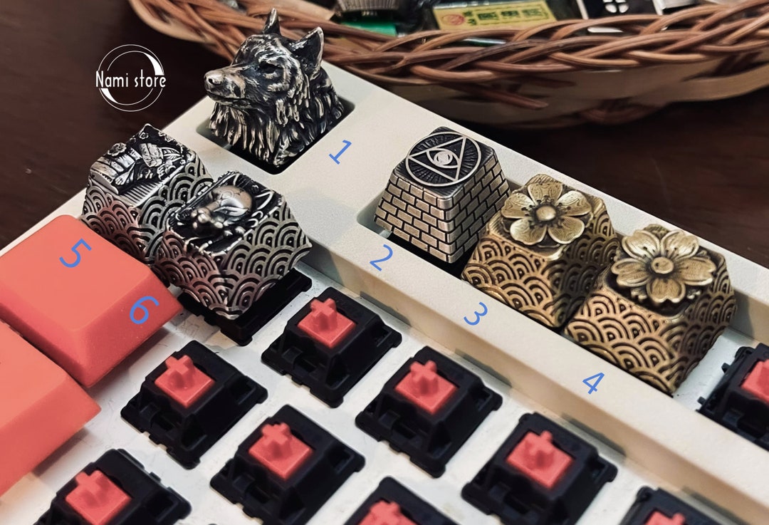 Minidiary| Limited Keycap Custom Handmade Premium Solid Sterling Silver ...