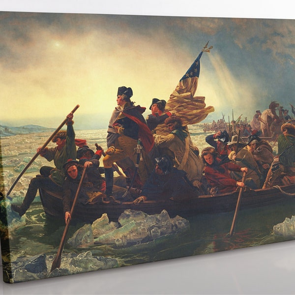 Washington Crossing The Delaware Wall Poster Prints ELITEART ...