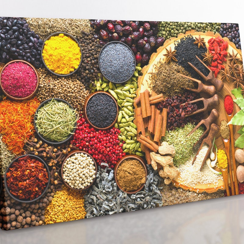 Spices Wall Art - Etsy