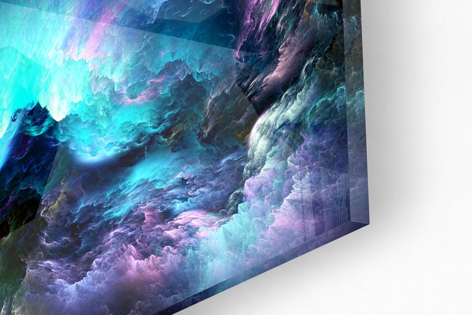 Abstract Art Nebula Acrylic Glass Wall Art Large High Gloss - Etsy