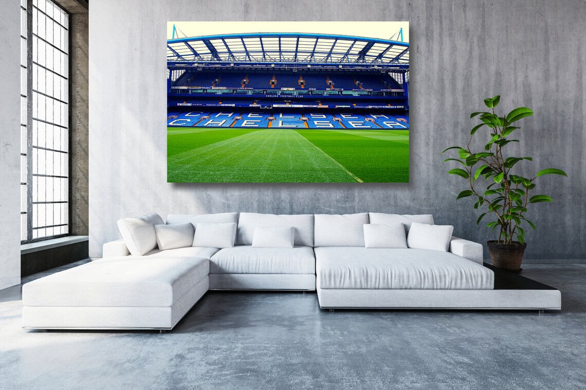 Chelsea FC Stamford Bridge Canvas Wall Art Large Wall Art | Etsy