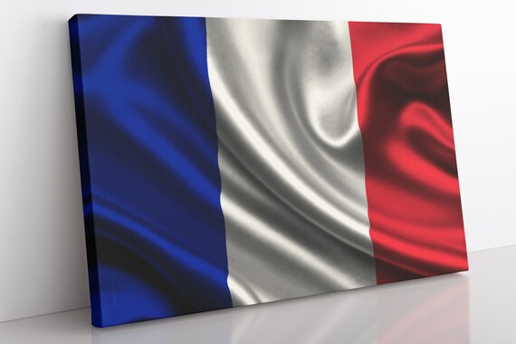 France Flag Canvas Wall Art French Flag Print Home Decor Wall - Etsy