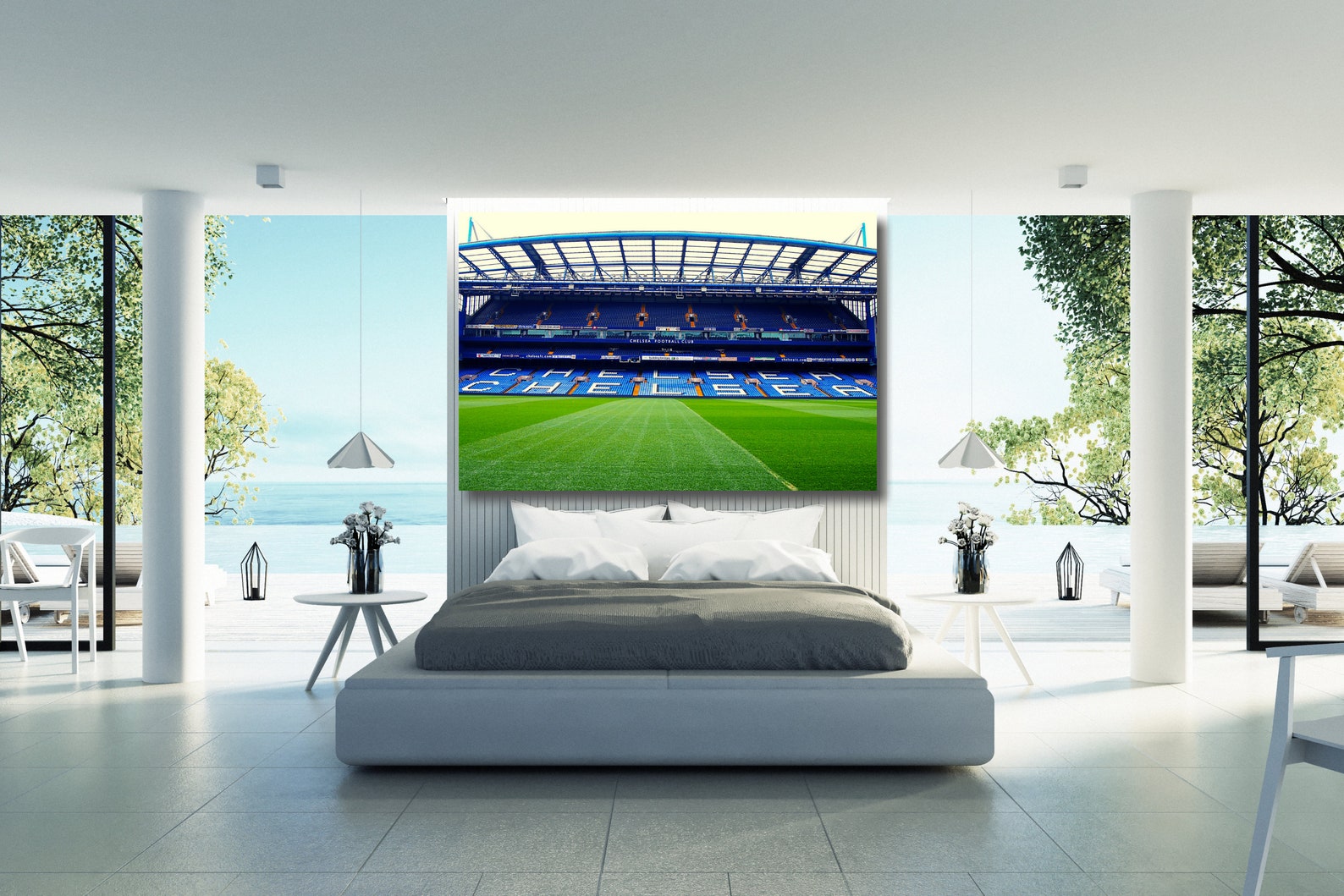 Chelsea FC Stamford Bridge Canvas Wall Art Large Wall Art - Etsy