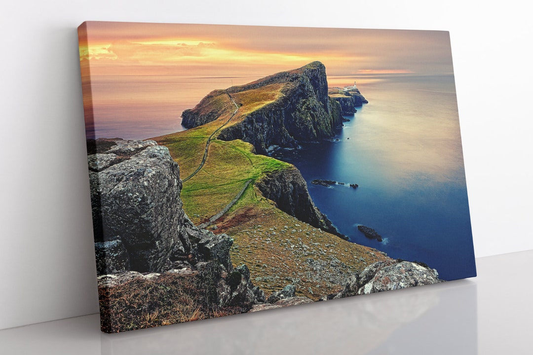Neist Point Isle of Skye Scotland Canvas Wall Art - Etsy