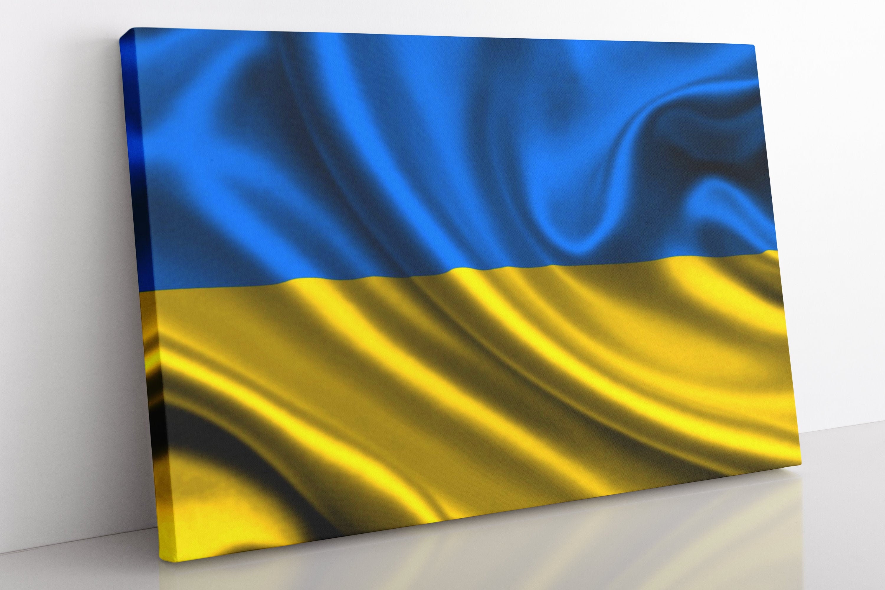 Ukraine Flag Canvas Wall Art Ukrainian Flag Print Home Decor - Etsy