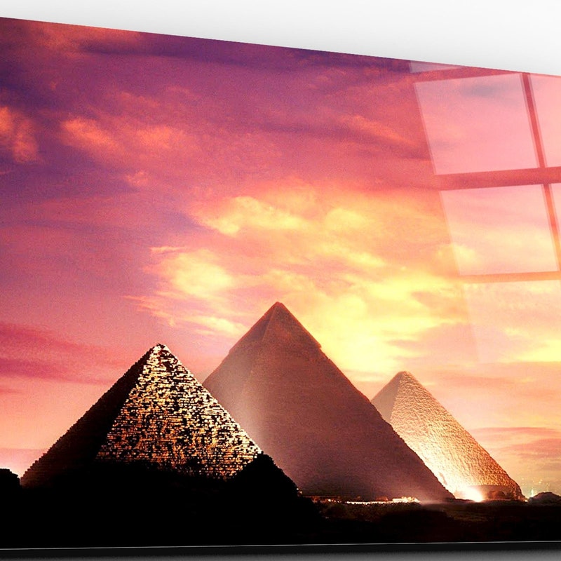 Pyramid Painting - Etsy
