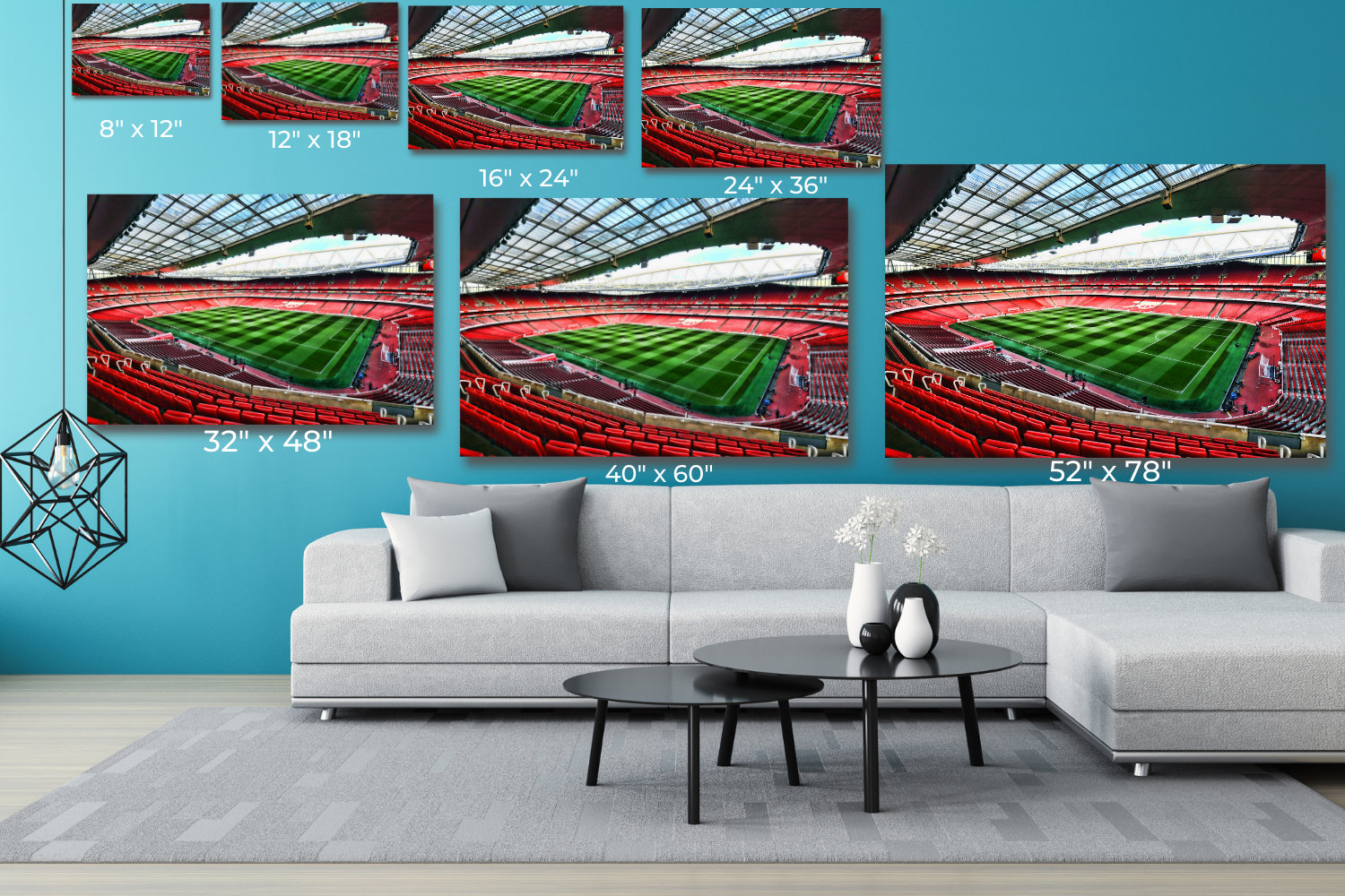 Arsenal Stadium Canvas Wall Art Large Framed Arsenal Print - Etsy Australia