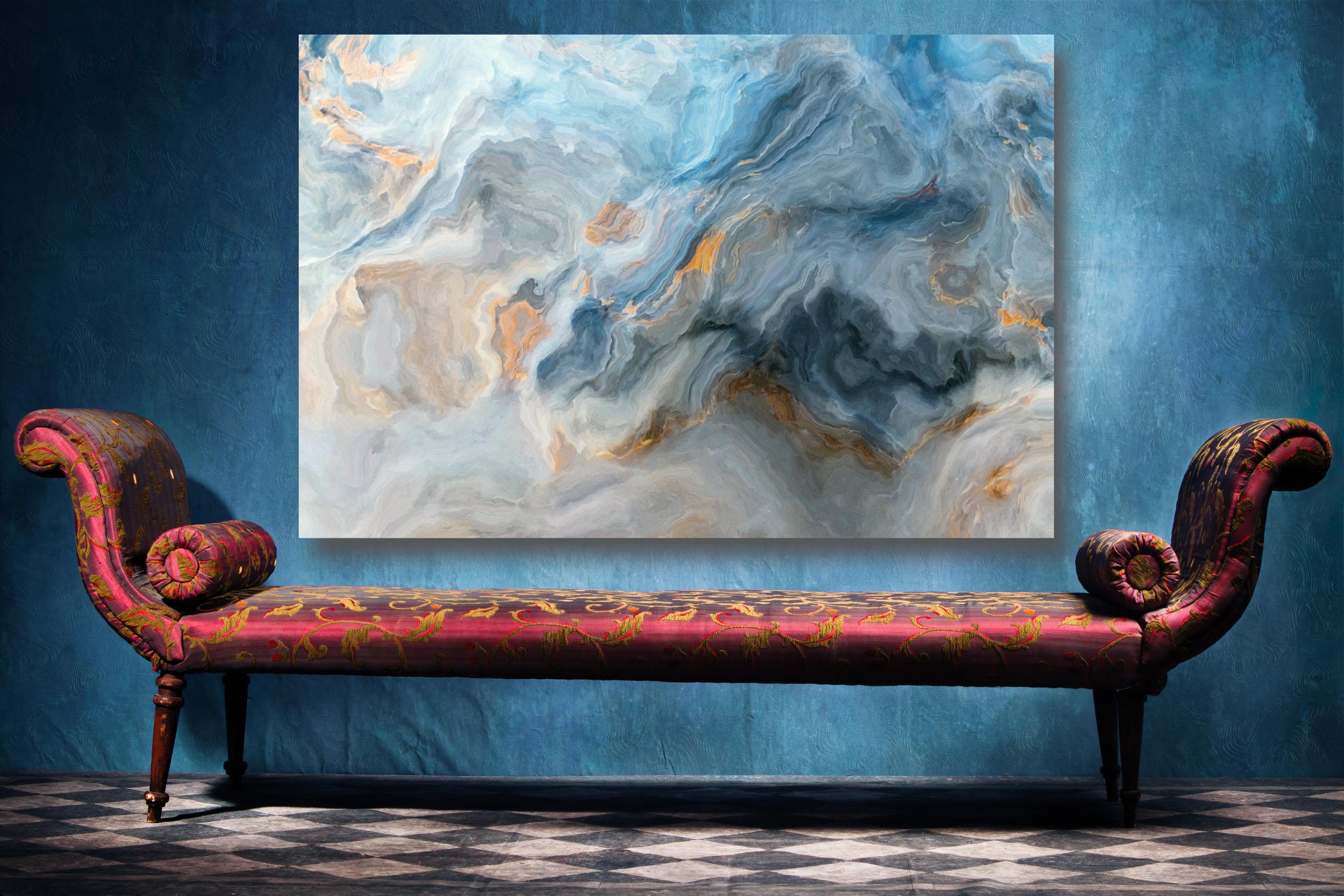 abstract-art-marble-effect-canvas-wall-art-large-framed-etsy