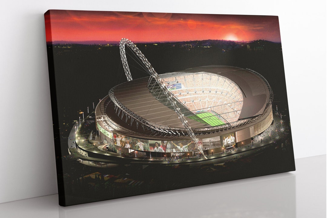 Wembley Stadium Canvas Wall Art, Enmarcado Wembley Canvas Print Home ...