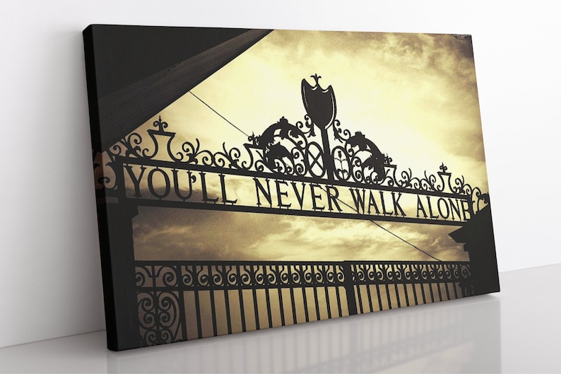 Liverpool Shankly Gates Anfield Canvas Wall Art Framed - Etsy