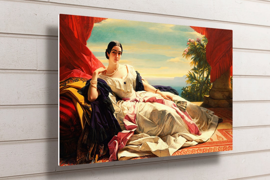 Princess Leonilla Portrait: Winterhalter Fine Art Print on Aluminum - Etsy