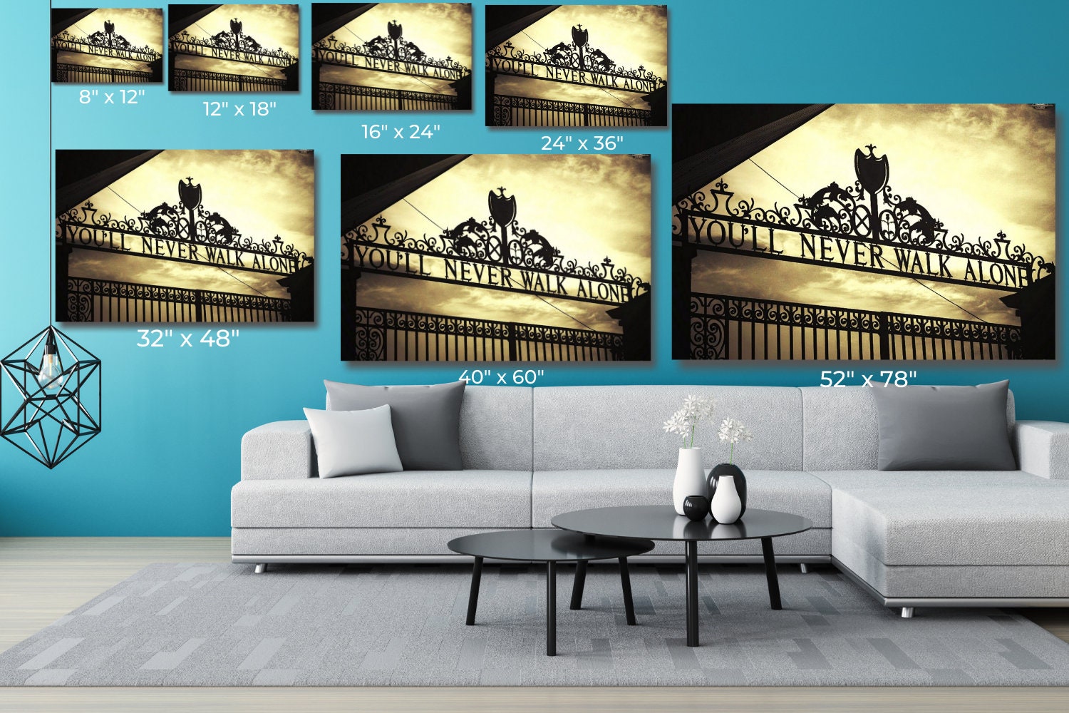 Liverpool Shankly Gates Anfield Canvas Wall Art Framed | Etsy