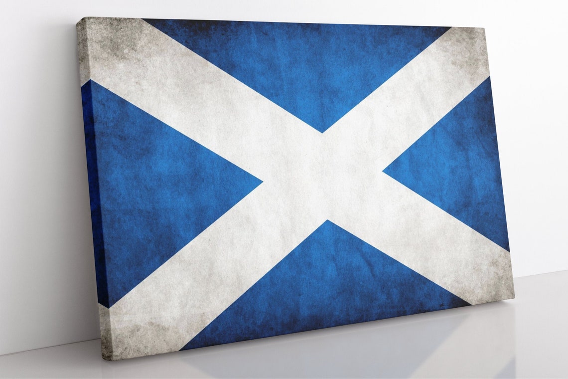 Scotland Flag Canvas Wall Art Scottish Flag Print Home Decor - Etsy UK