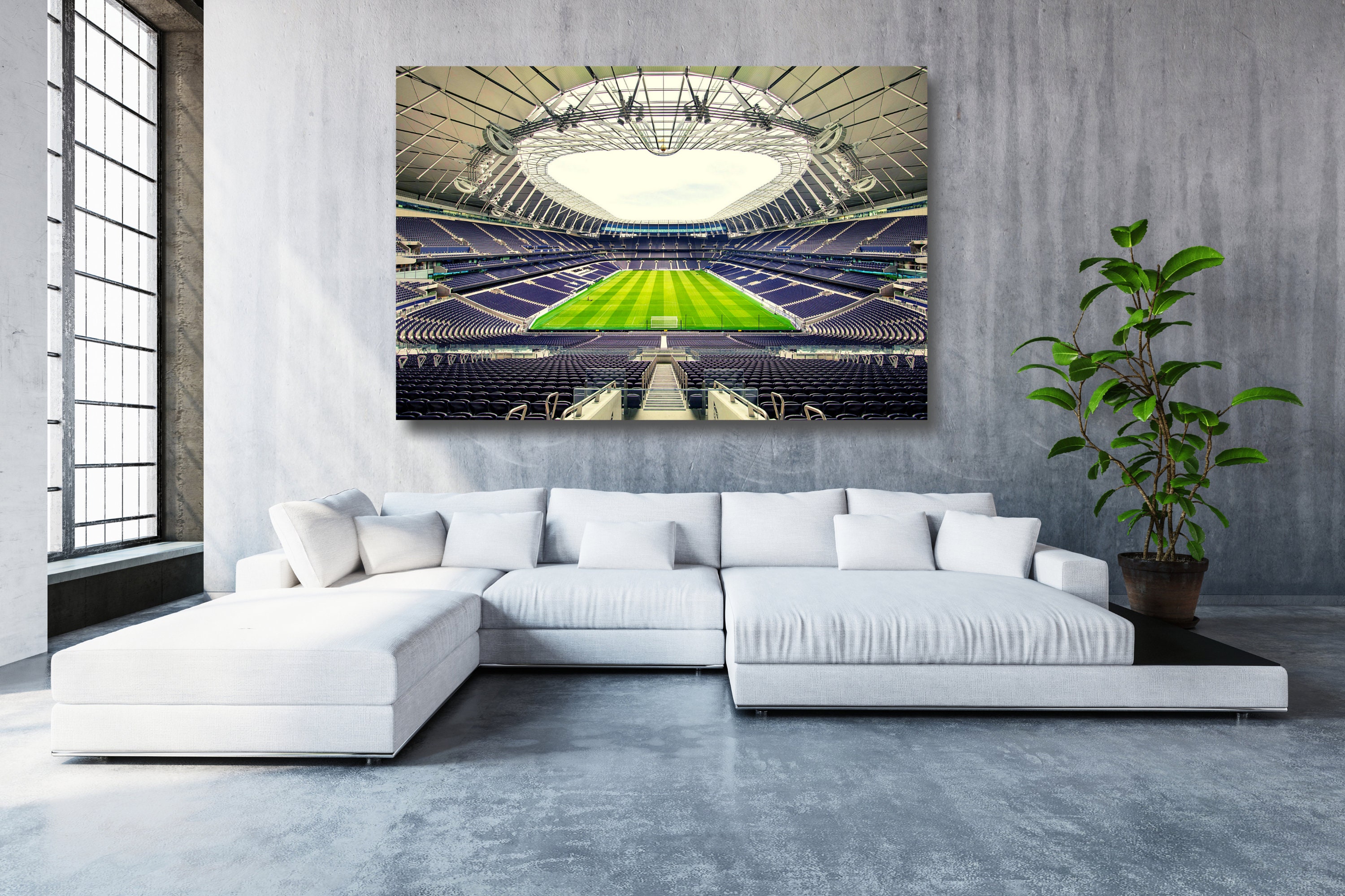 Tottenham Hotspur Football Stadium Canvas Wall Art Framed - Etsy