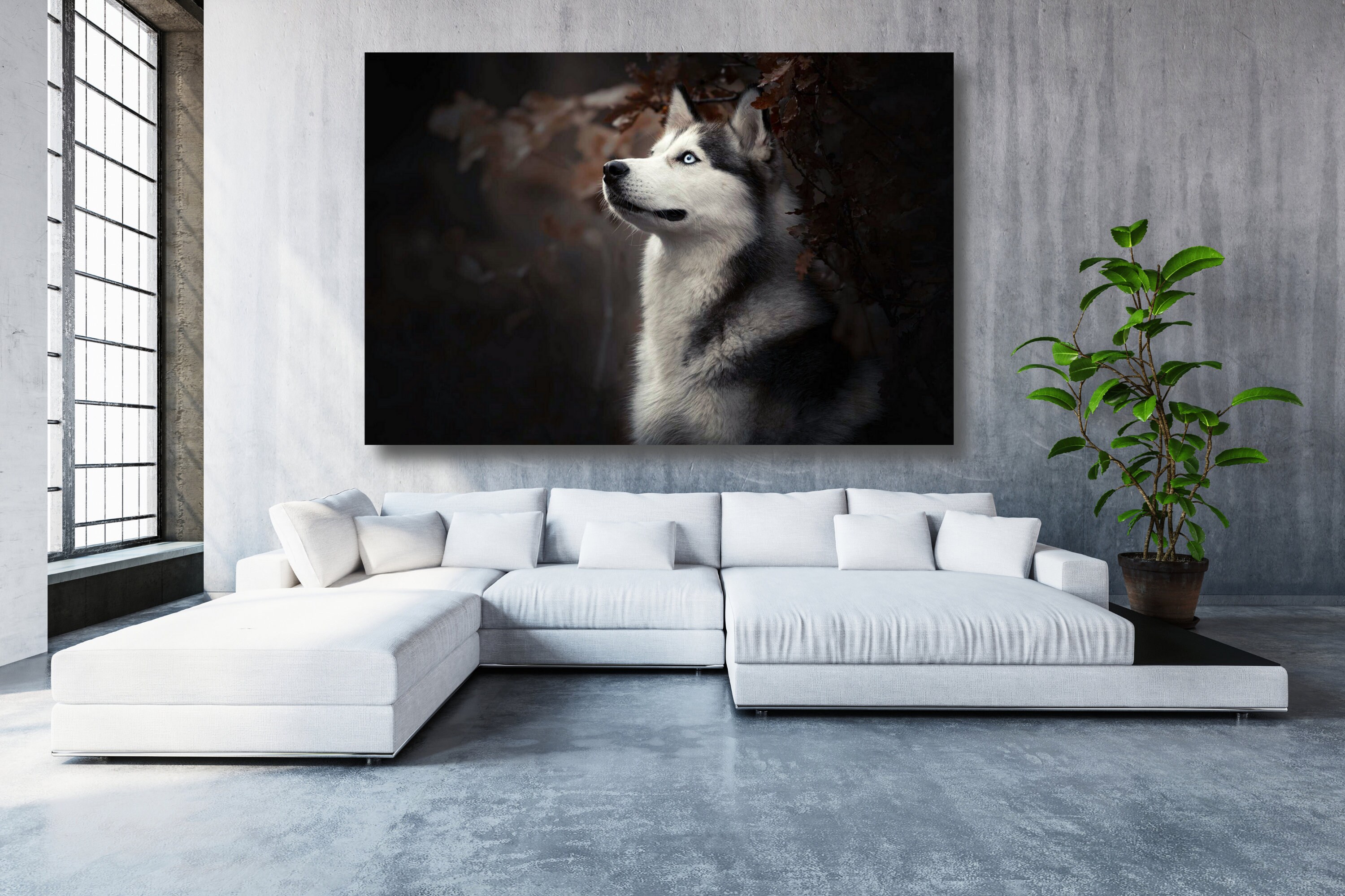 Siberian Husky Wall Art Large Unframed Dog Poster Print Home - Etsy UK