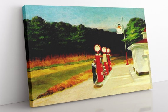 Gaz Edward Hopper Gas" By Edward Hopper Capturing A Moment In Time