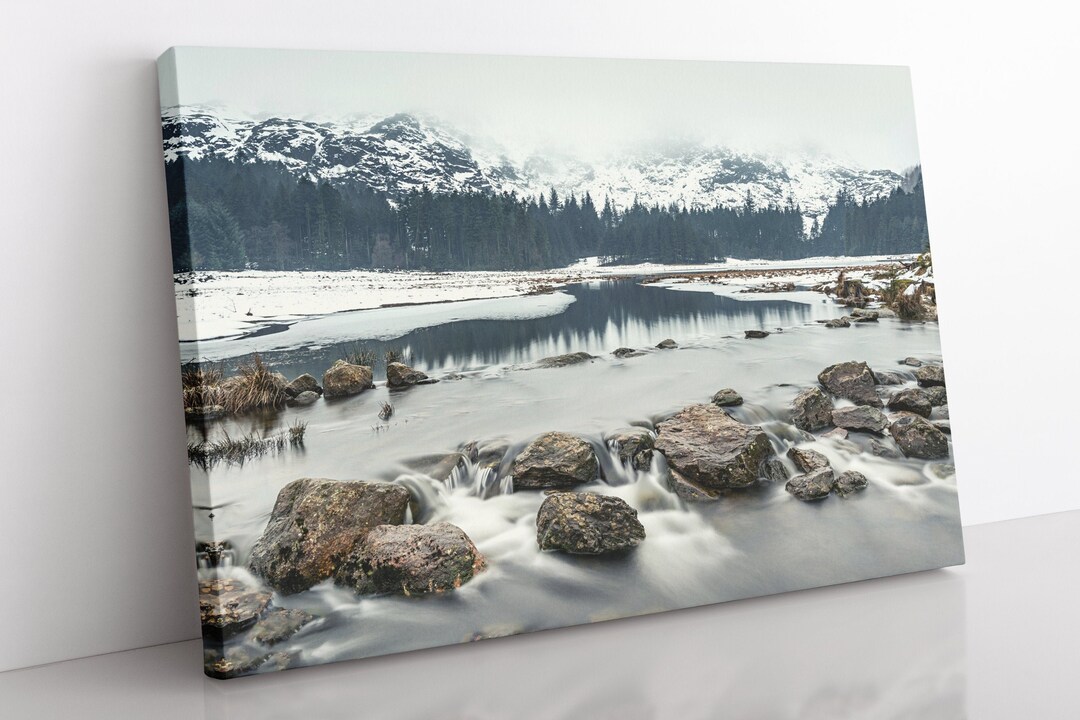 Harrop Tarn Lake District Canvas Print: Framed Landscape Wall Art - Etsy