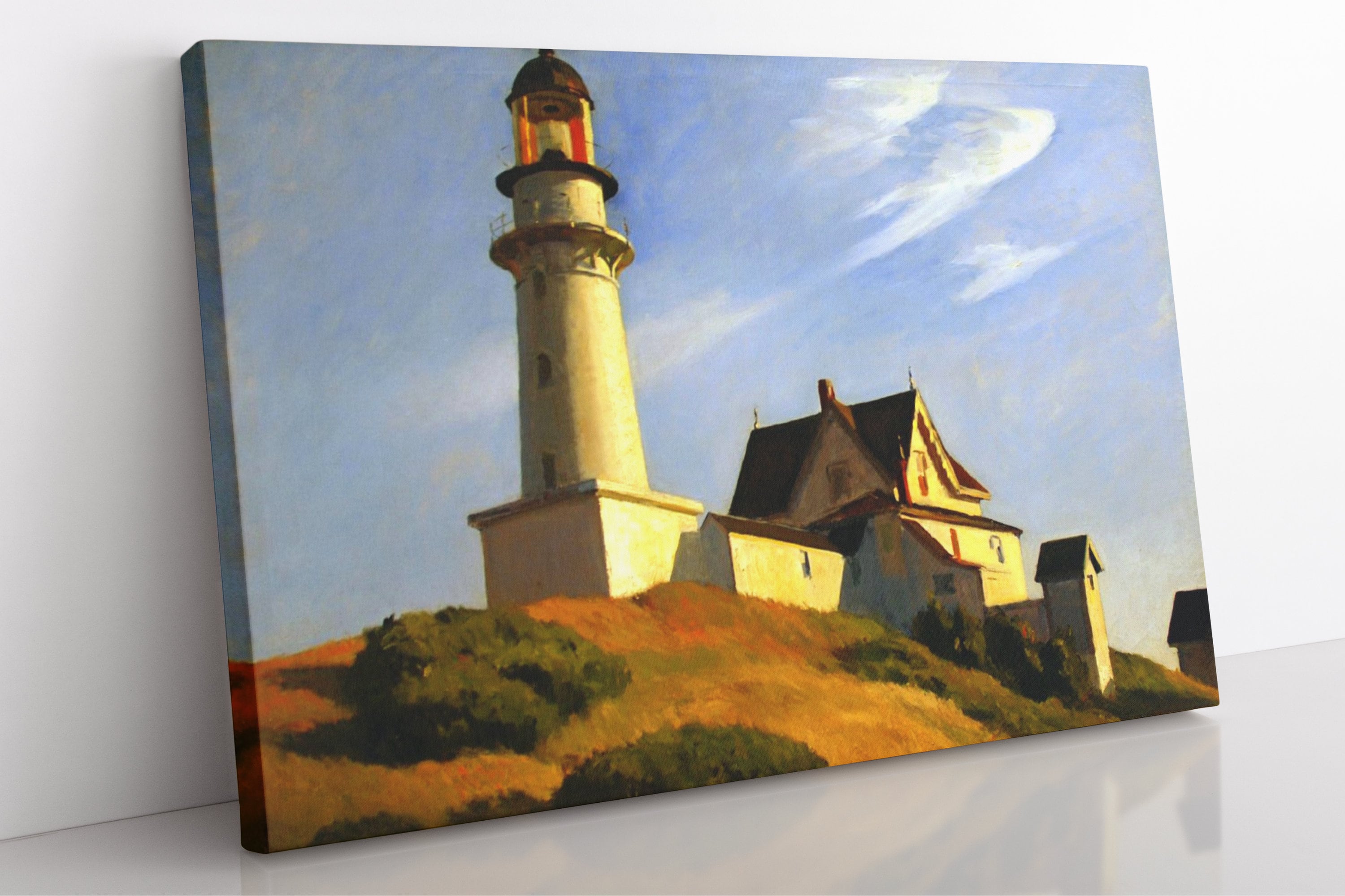 Edward Hopper Lighthouse At Two Lights Tim Haslett39s The Lighthouse