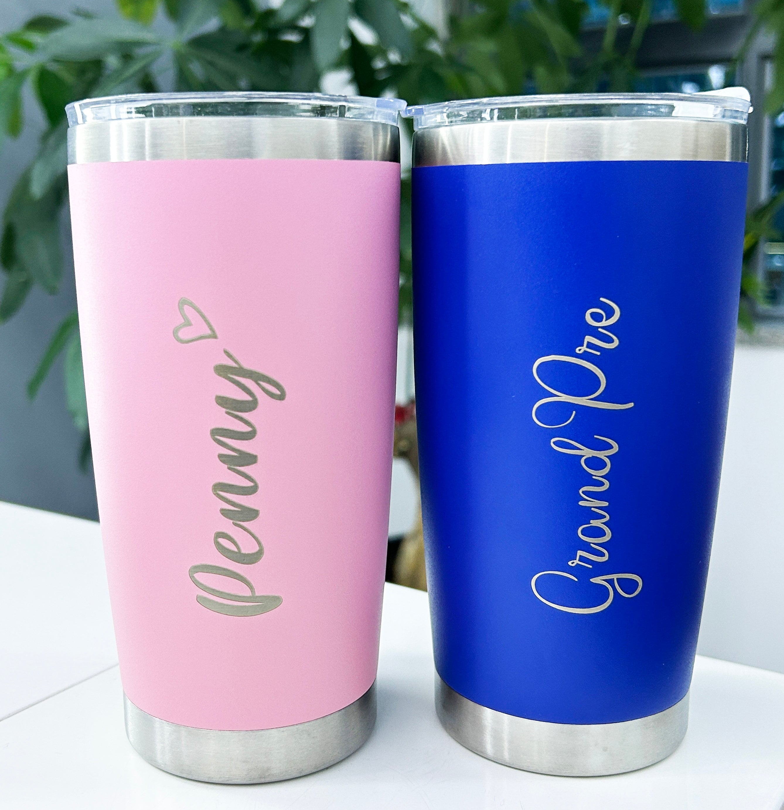 Personalized 20oz Stainless Steel Tumblers, Custom Coffee Mug, Laser ...