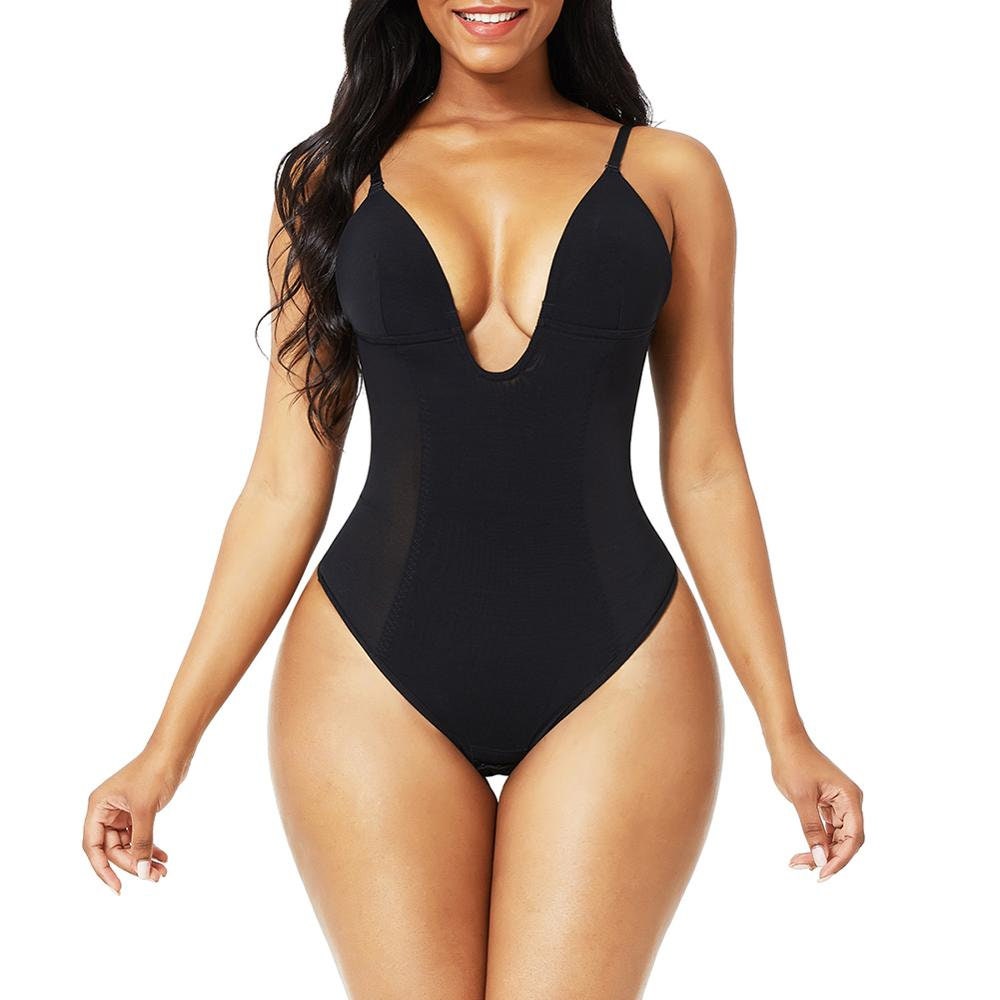 V Sexy Backless Bodysuit Wedding Party Shapewear Soft Etsy