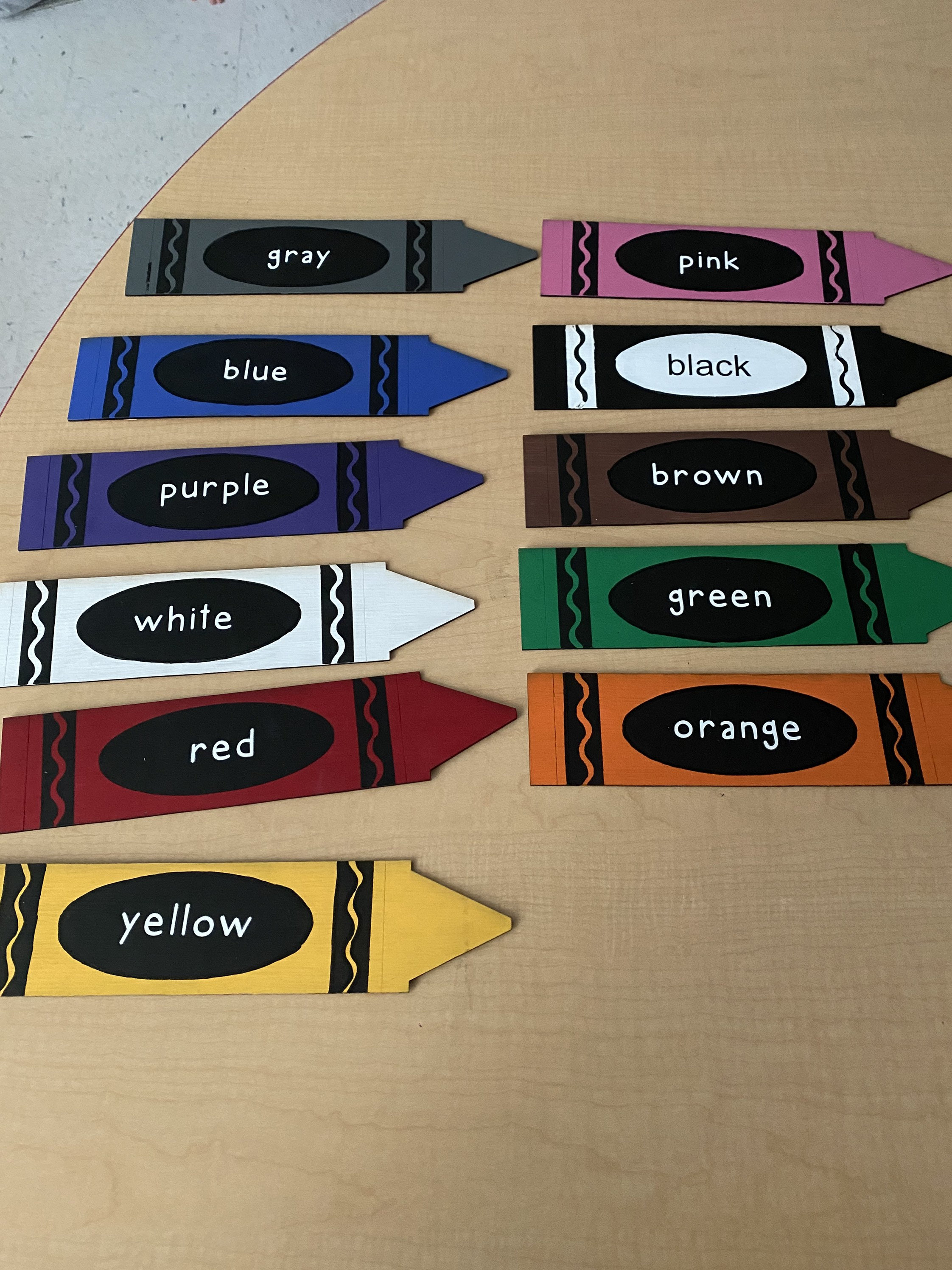 Wooden Crayon Decor - Etsy