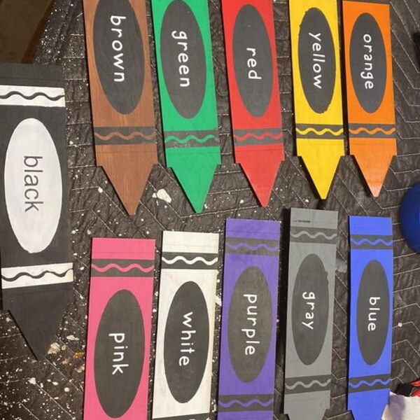 Crayon Decor - Etsy