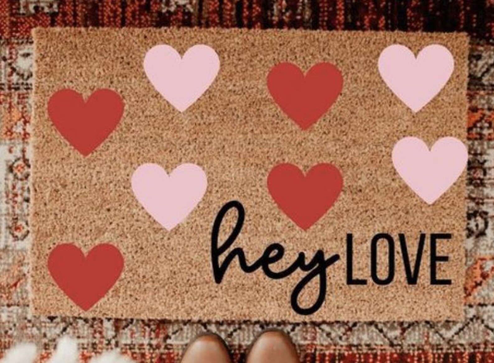 Heartfelt Hello Coir Door Mat - Etsy