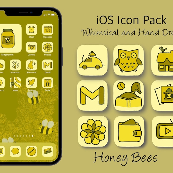 Bee Wallpaper Svg - Etsy