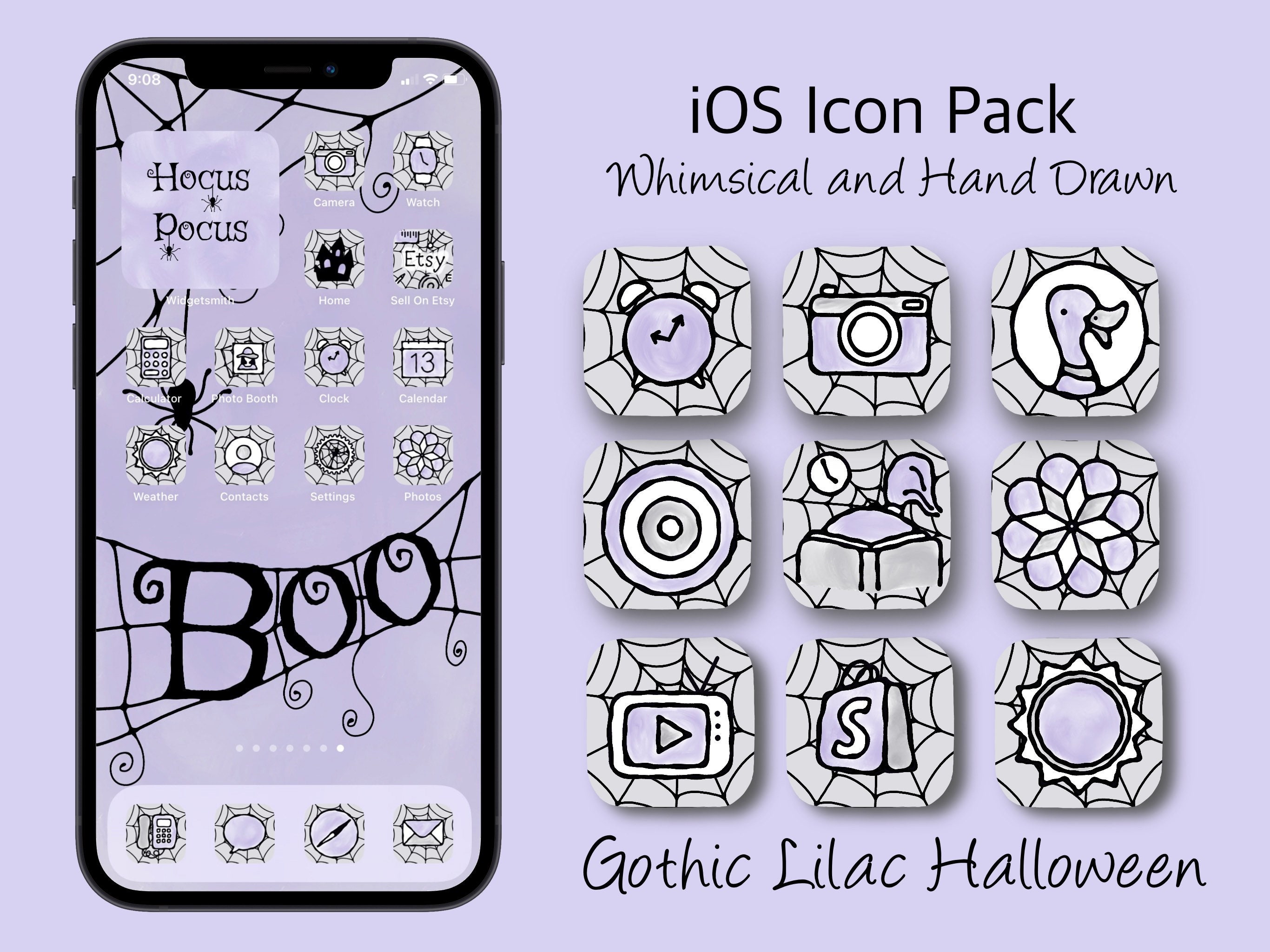 Gothic widget icons - Etsy.de