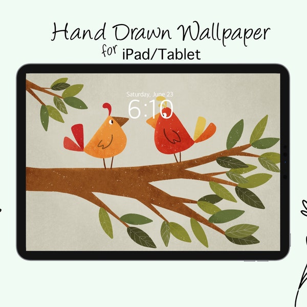 Hand Drawn Desktop Wallpaper - Etsy