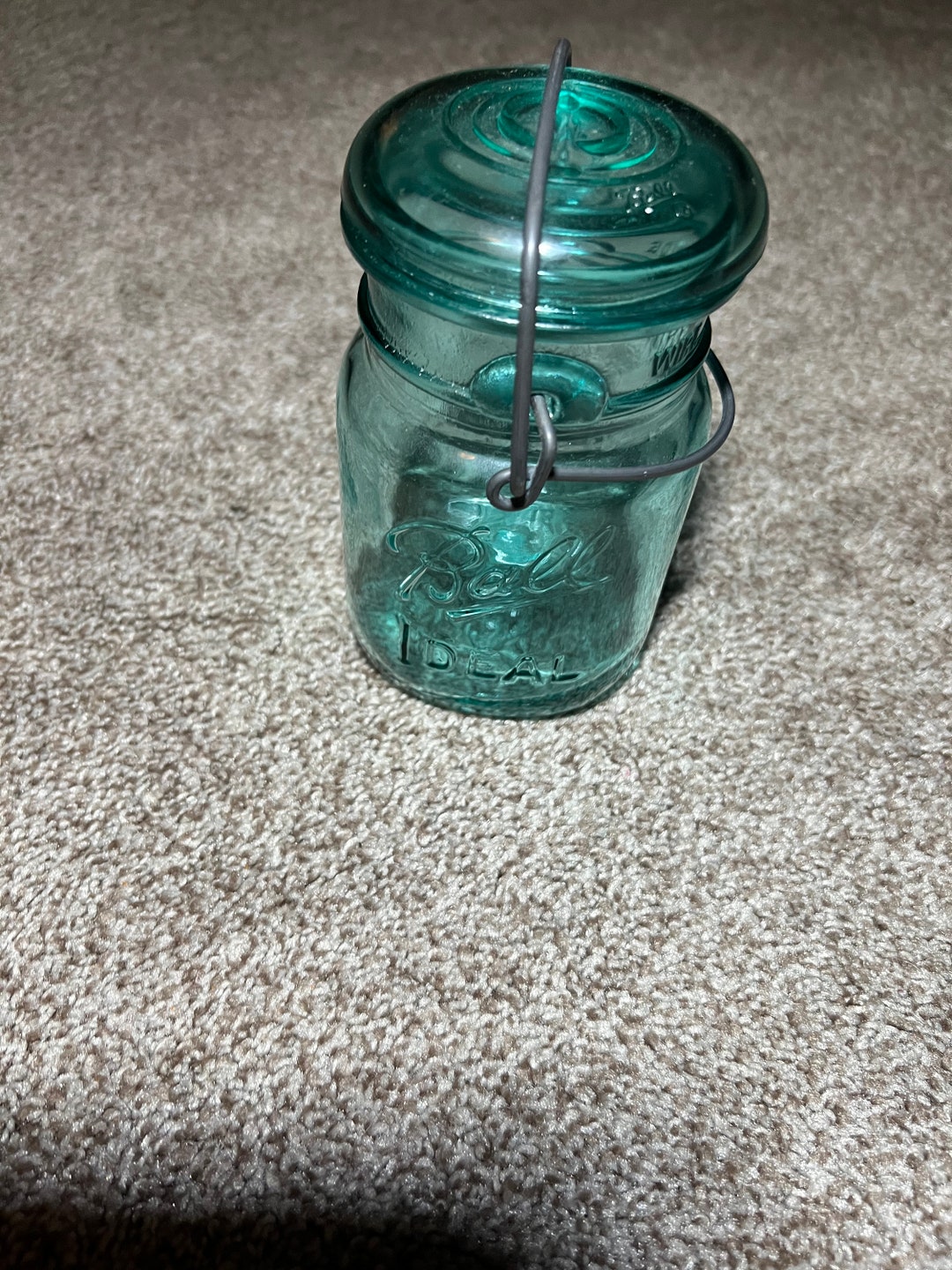 Ball Blue Jar W/lid Vintage - Etsy
