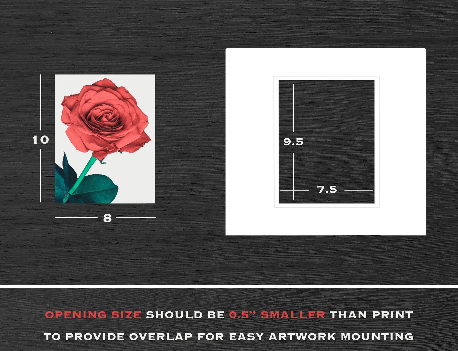 30x30 Picture Matte Choose Your Opening Highest Quality - Etsy