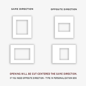 Your Picture Mat Sizes - Fully Custom Matting -ARCHIVAL - SINGLE, Any ...