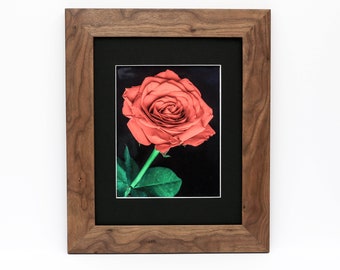 Custom Black Walnut Frame Inlay Aspen Wood Gallery Framing - Etsy