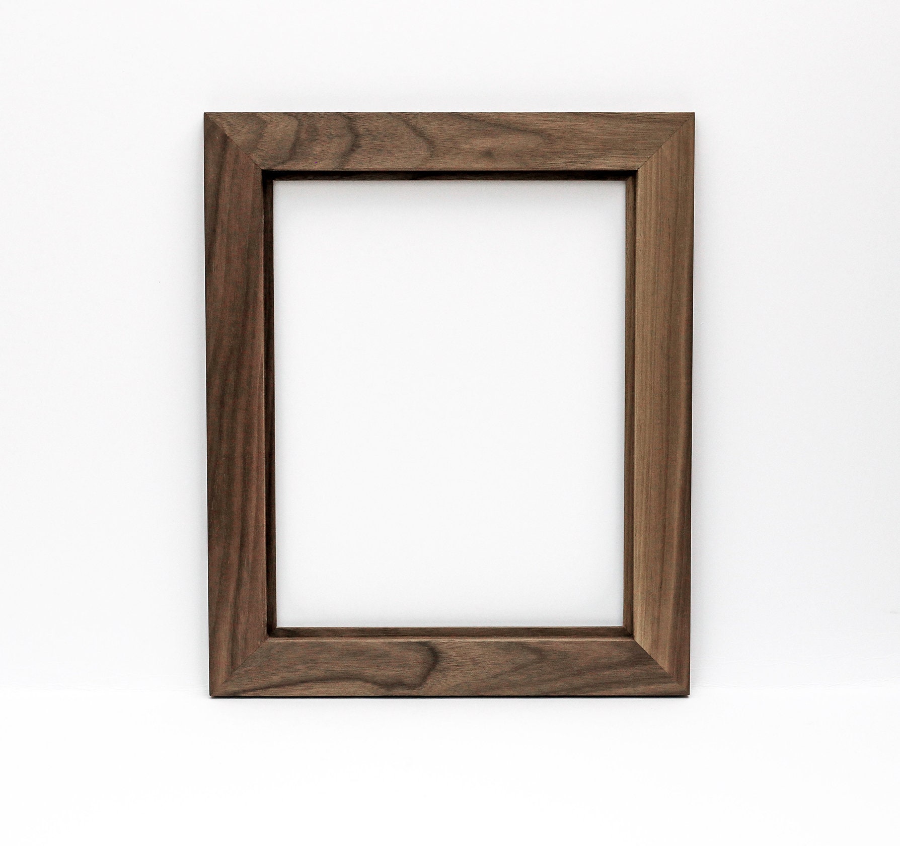 Custom Black Walnut Frame, Inlay Aspen Wood, Gallery Framing ...