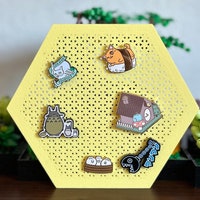 3D Printed Enamel Pin Display Board: Desktop & Shelving - Etsy